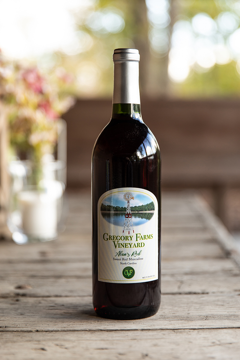Gregory Farms Vineyard Wines | Currie NC Winery Selection